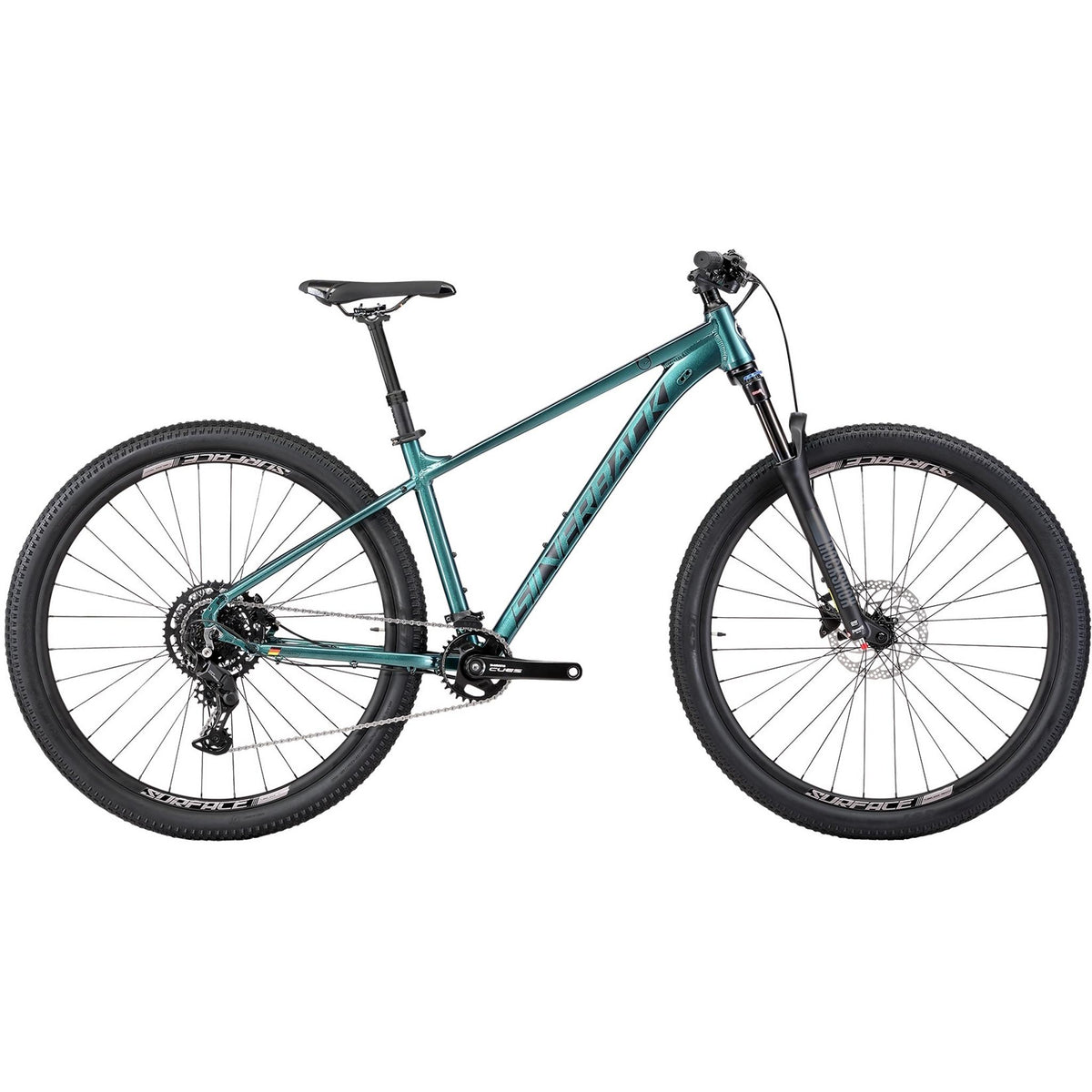 Silverback Series 9 29" Hardtail Mountain Bike Emerald/Blue